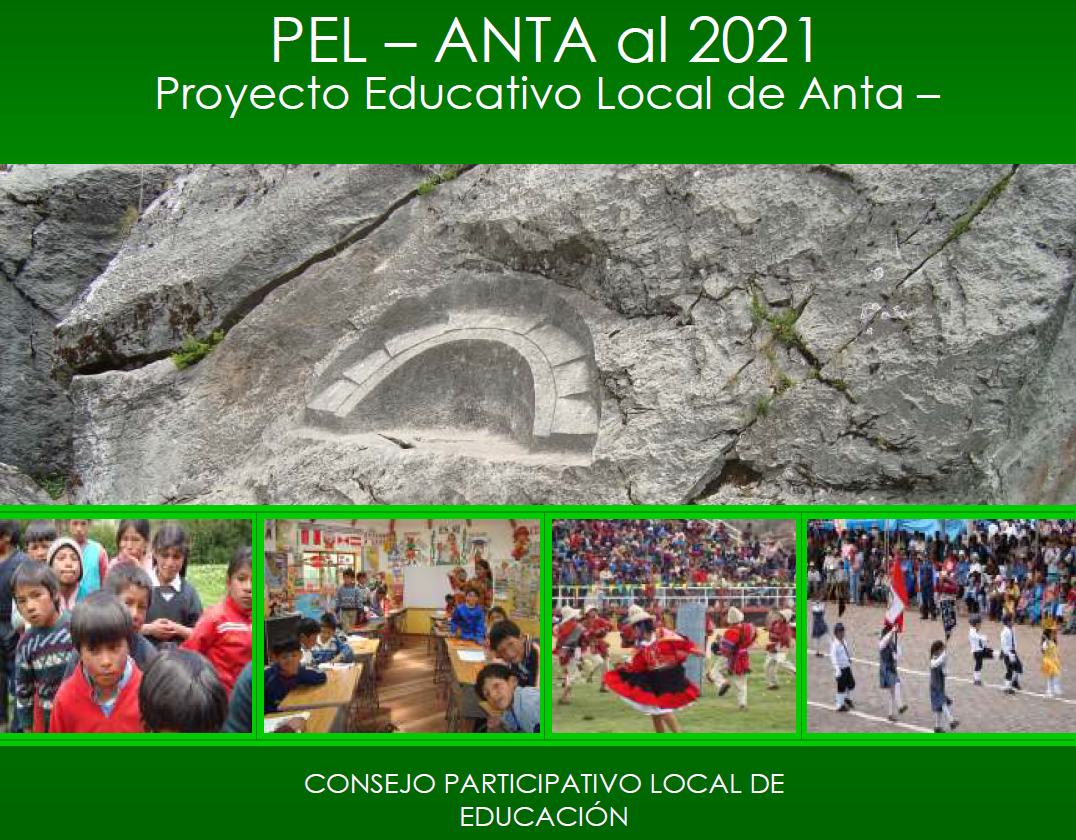 EDUCA ANTA: Proyecto Educativo Local de Anta, PER Cusco, PEN Peru