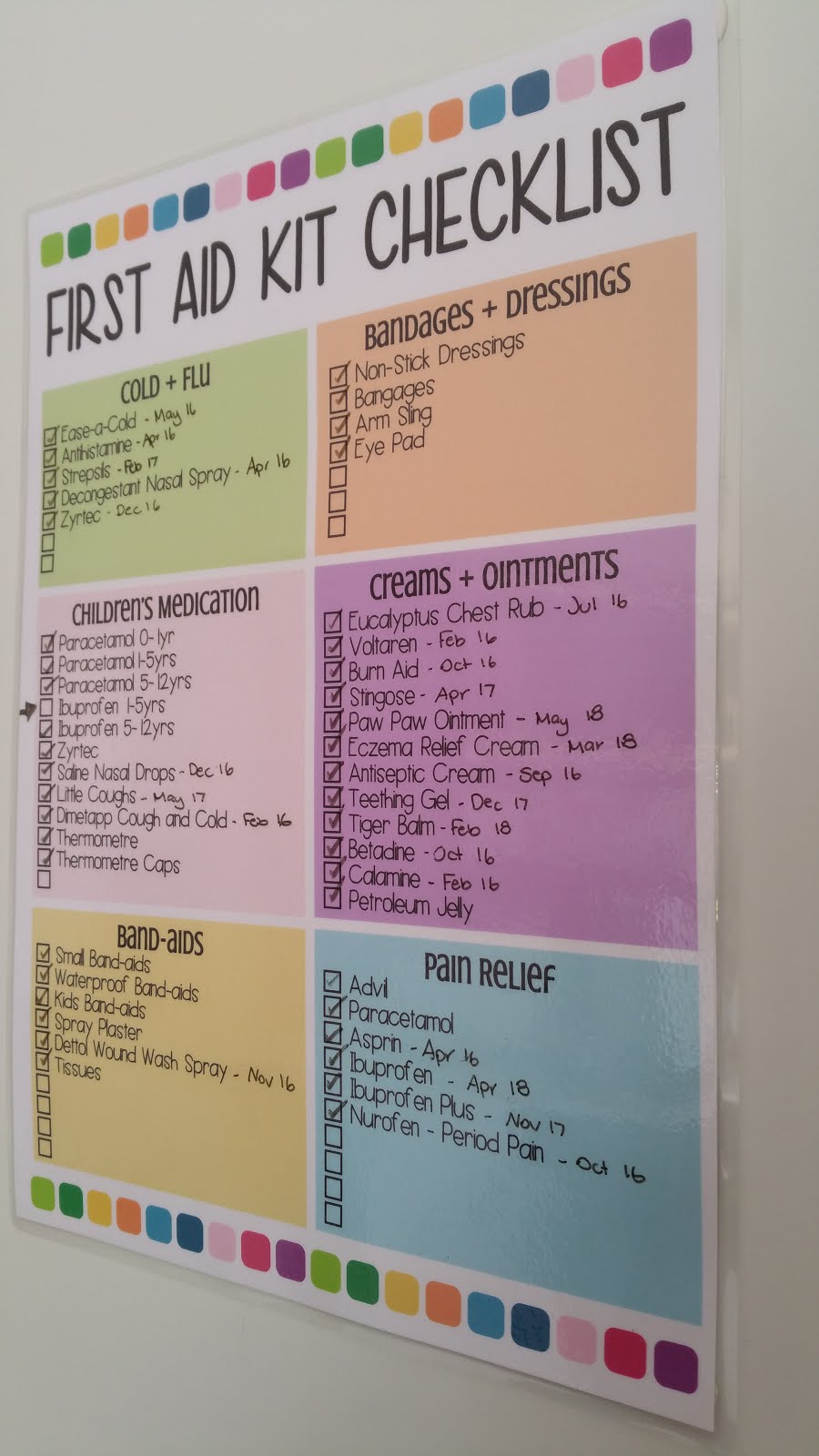 First Aiders List Template at James Fontanez blog