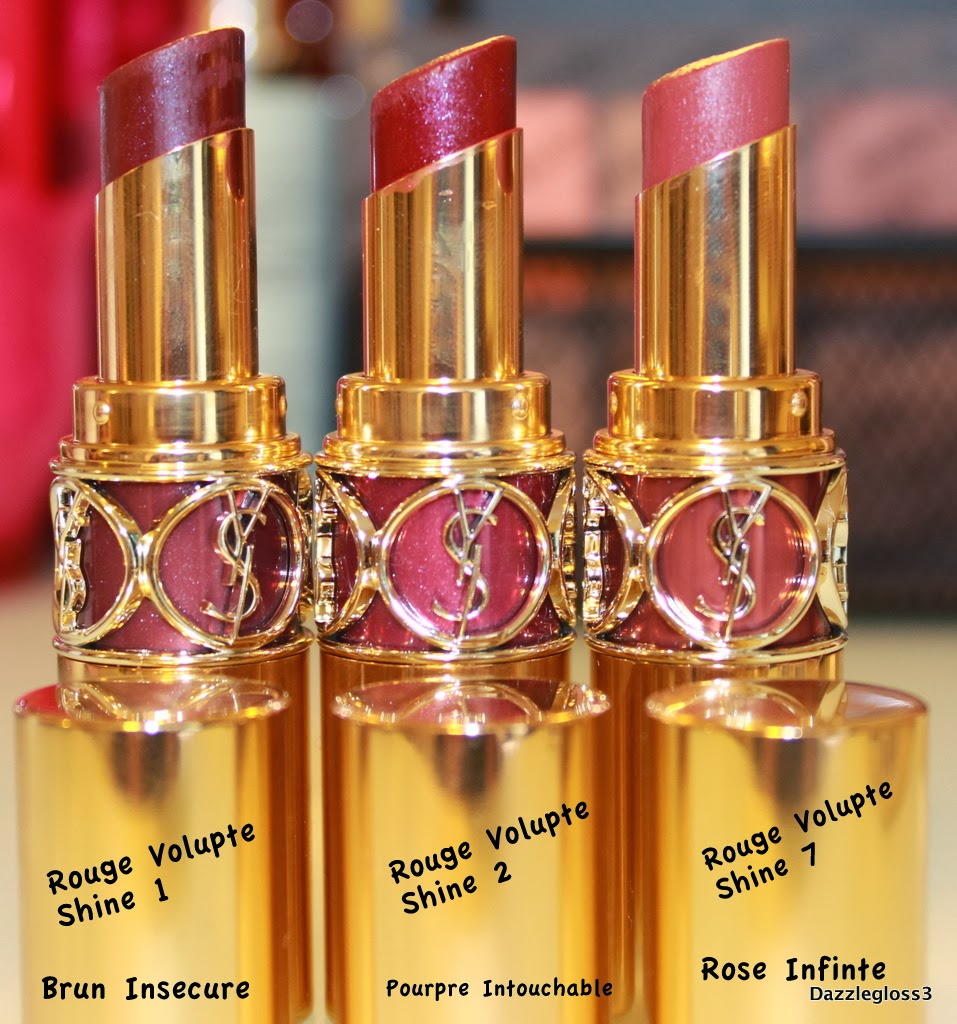 Dazzlegloss3: My YSL Rouge Volupte Shine Collection
