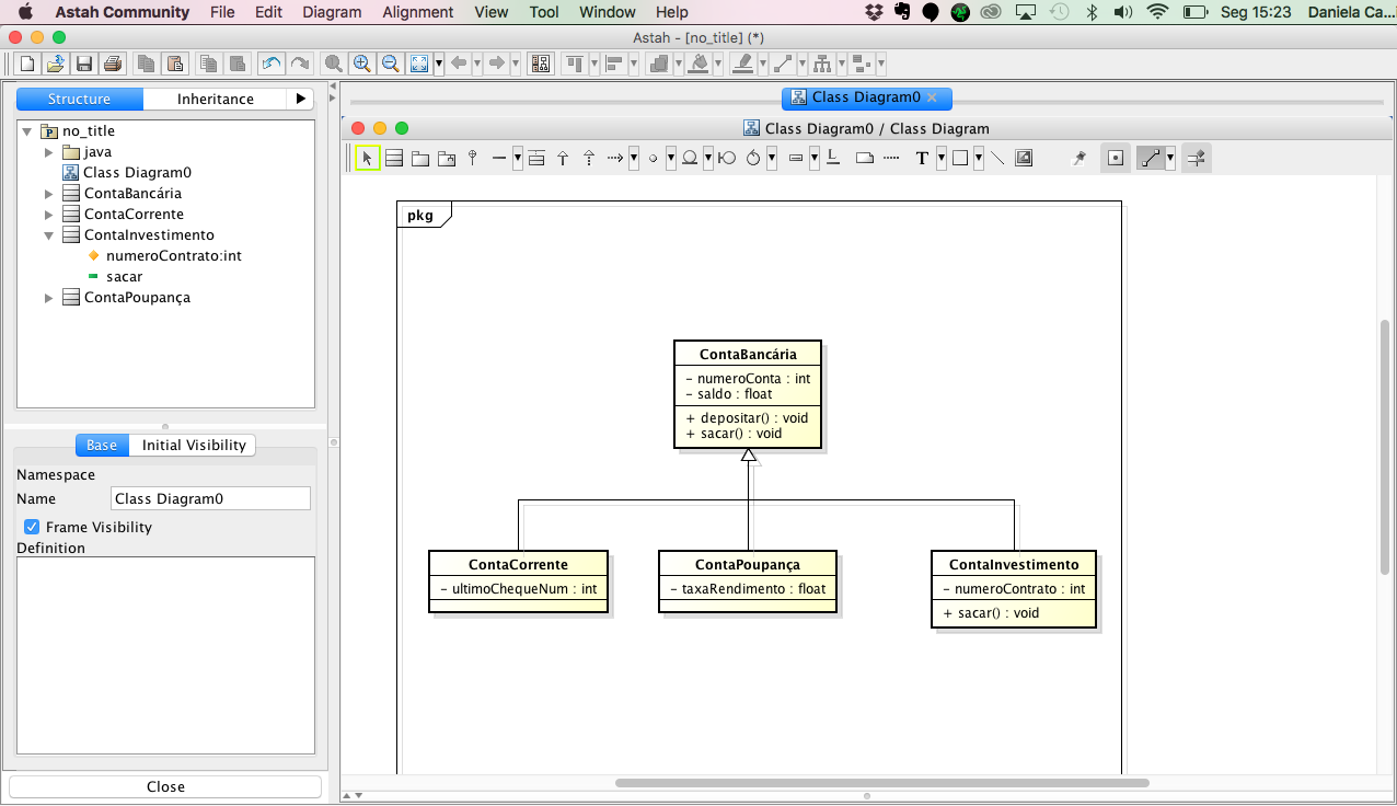 Tutorial do Astah Community com vídeos curtos. ~ Daniela Carvalho