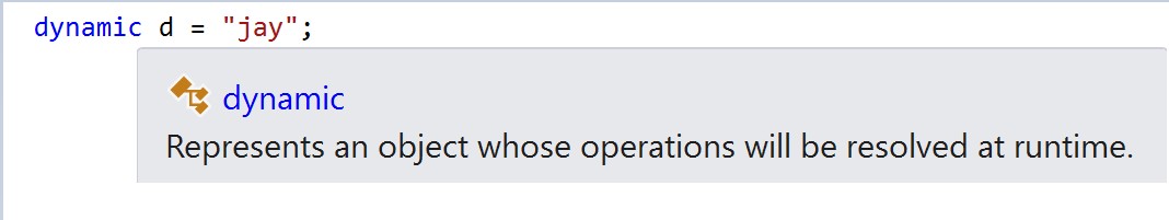 HodentekHelp: How do you use a dynamic type in a console project?