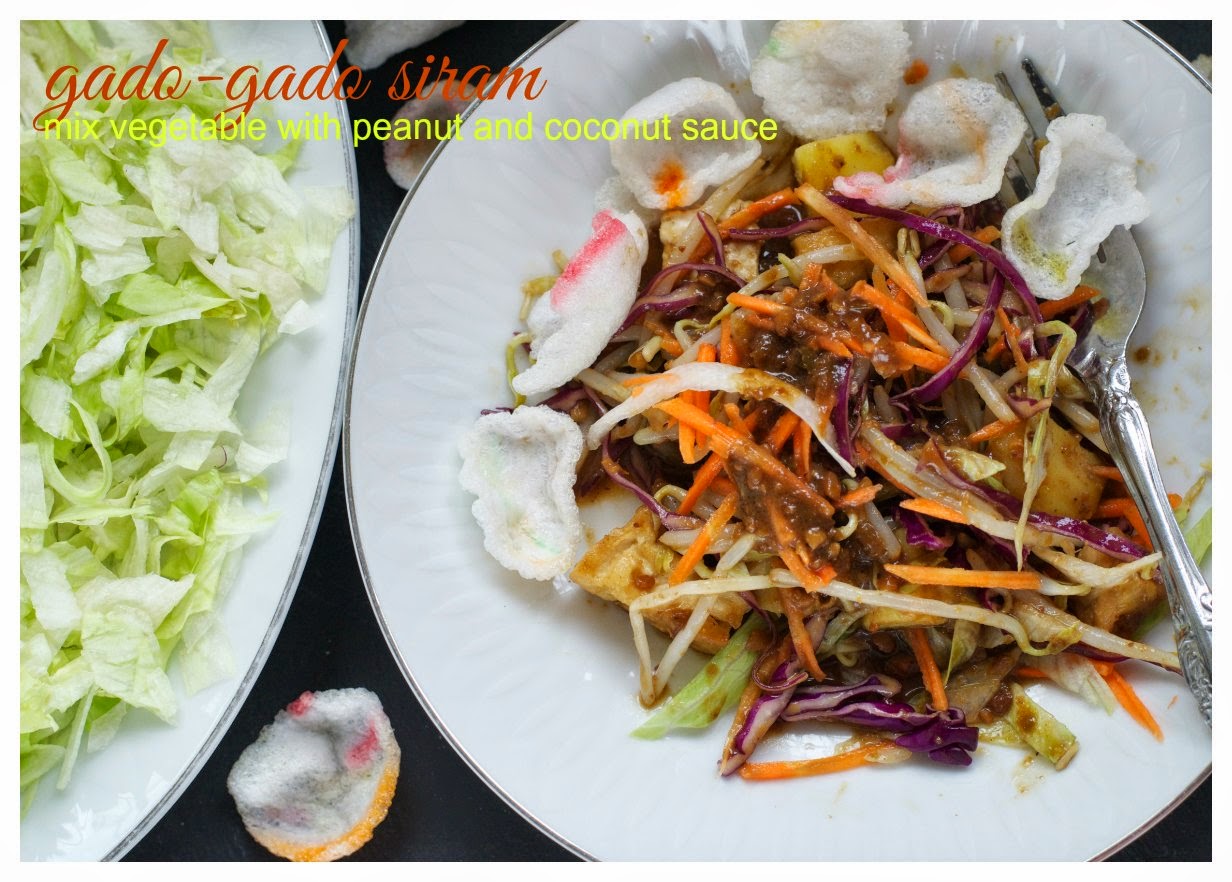 Indonesian Medan Food: Gado - Gado (Mix Vegetable Salad with Peanut and ...
