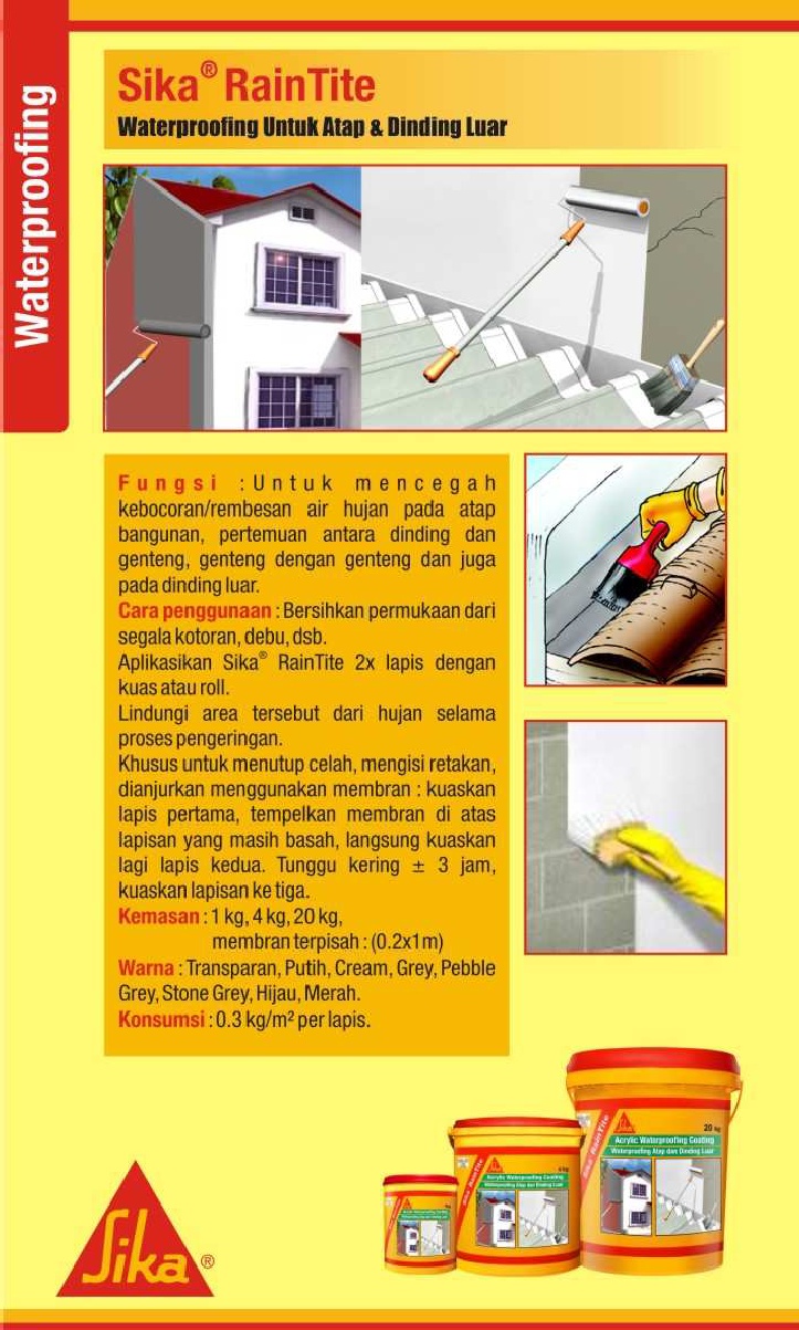 Waterproofing : SIKA - Media Bangunan