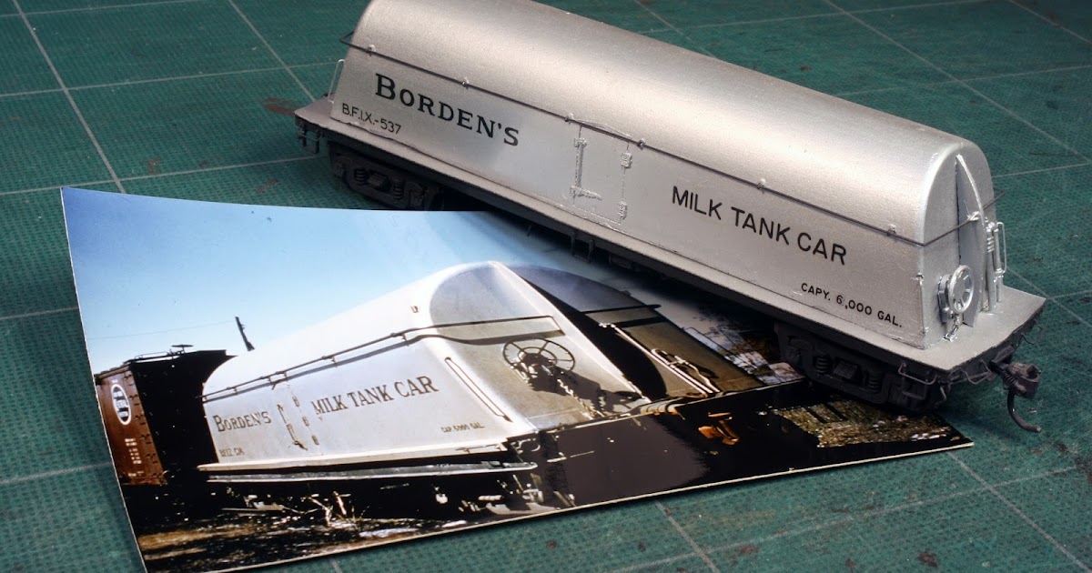 White River Division: Borden's Butterdish Milk Car - the Prototype