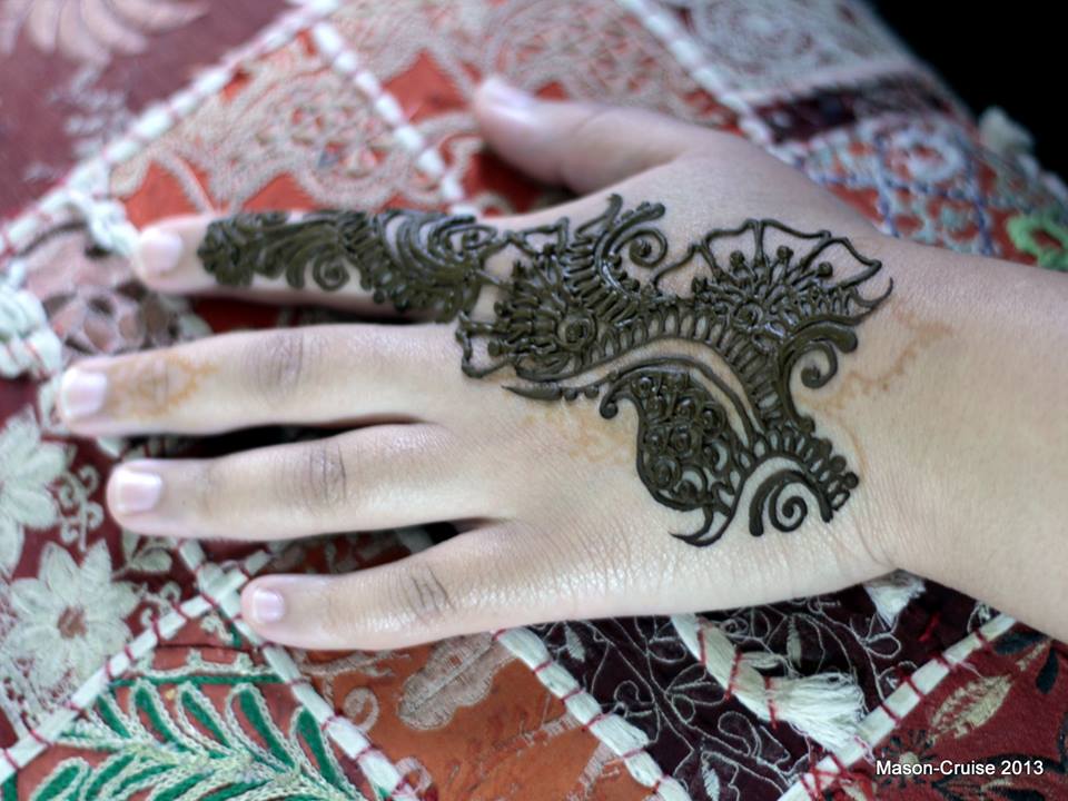 Free Hand Mehndi Blog: Quick and Easy Henna Floral Strips