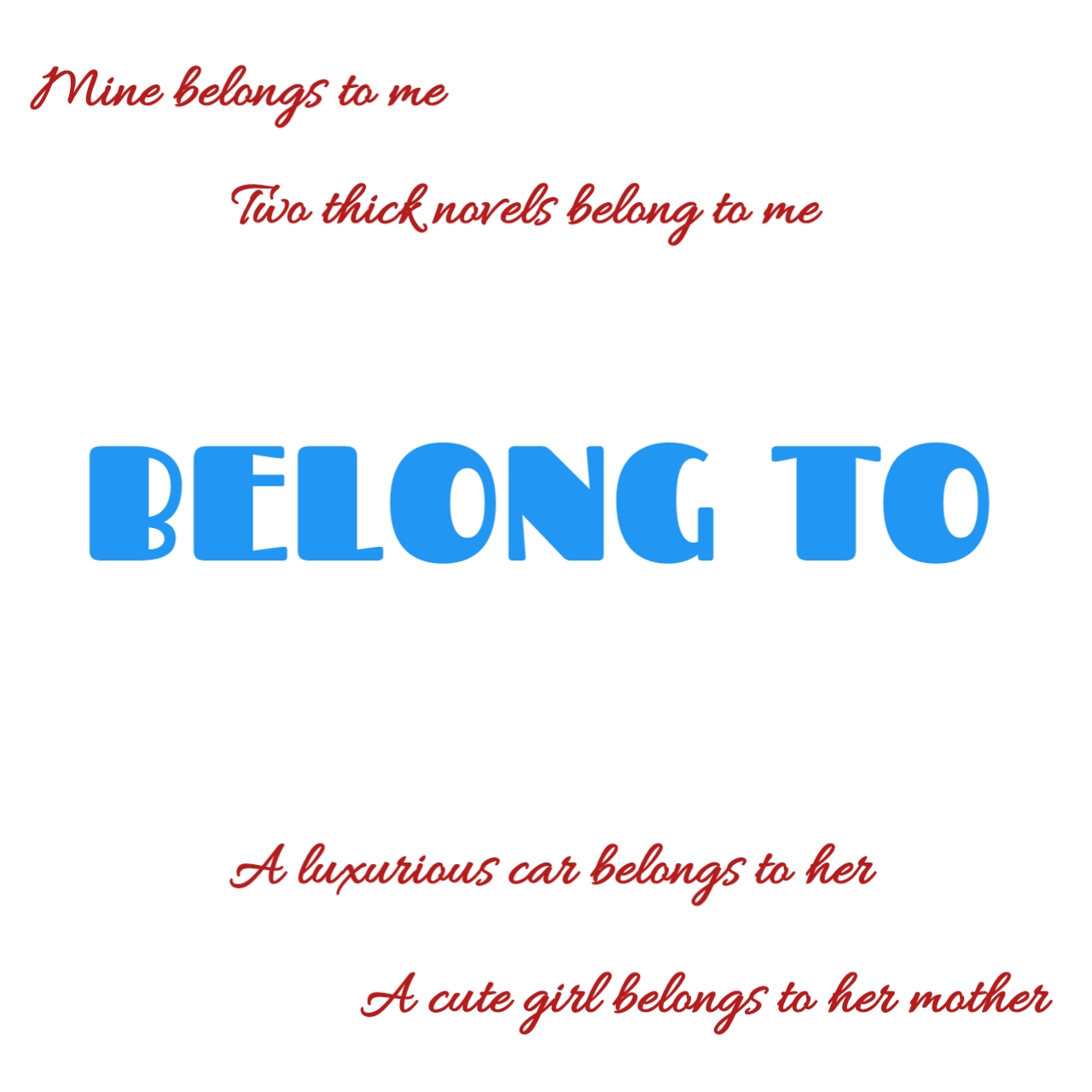 Belong To | Arti Penjelasan dan Contoh ~ Dunia Bahasa Inggris