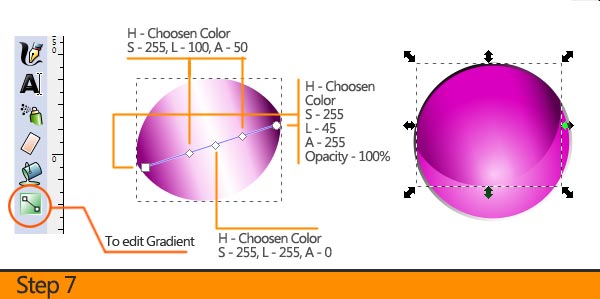 Glassy Shiny Sphere - Inkscape Tutorial | DSIGNOMATIC