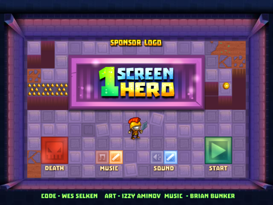 Games by Izzy: 1 Screen Hero