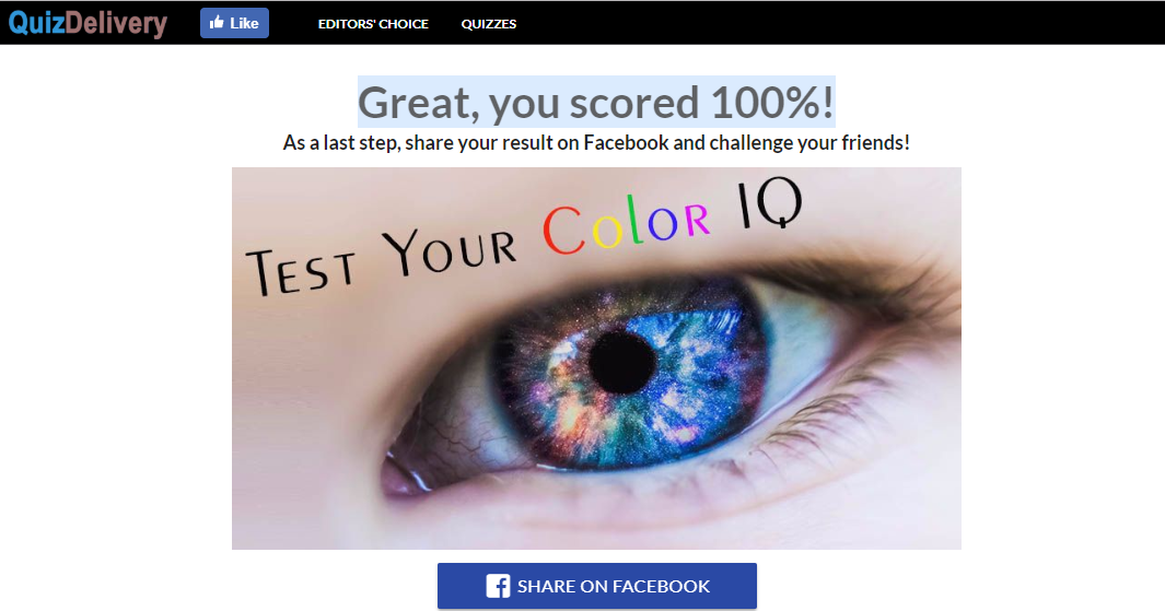 Test Your Color IQ Quiz Answers || 100% Scored || Quiz Delivery