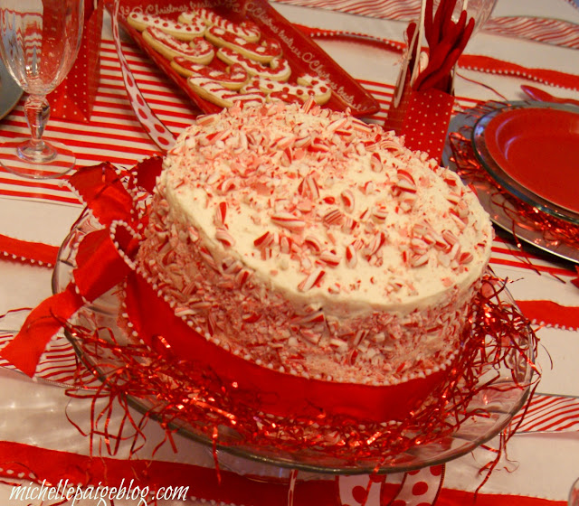 michelle paige blogs: A Candy Cane Cake