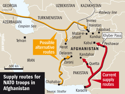News: Nato gets alternate supply route through Central Asia