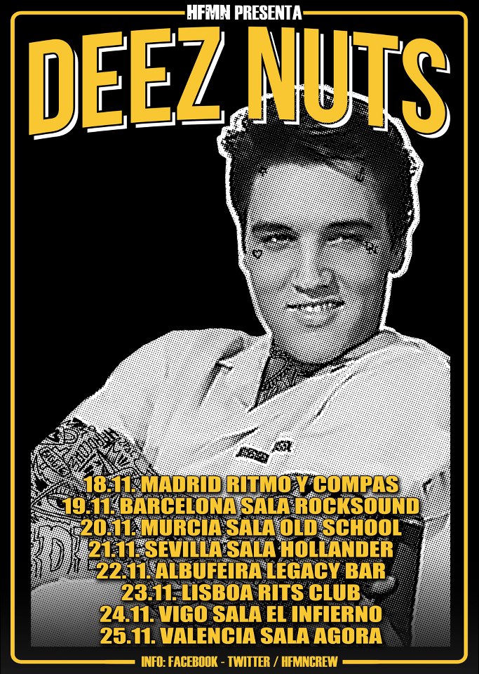 DEEZ NUTS (Australia) / Este Domingo empieza la gira!!! ~ ¡Akiesú Qué ...
