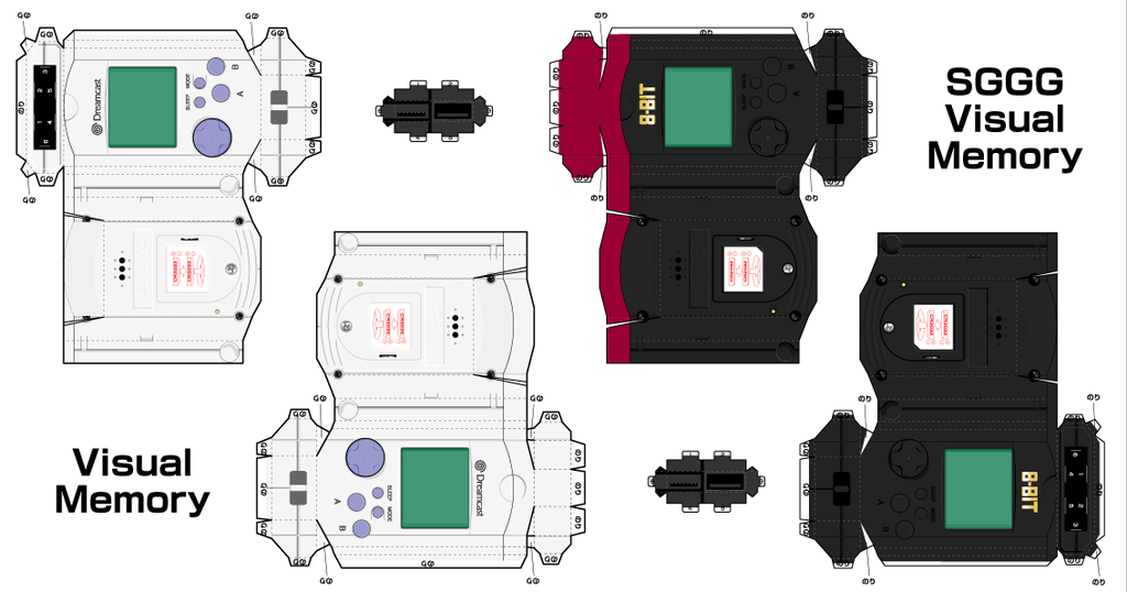 Mi Colección de Videojuegos.: Papercraft (consolas de videojuegos ...
