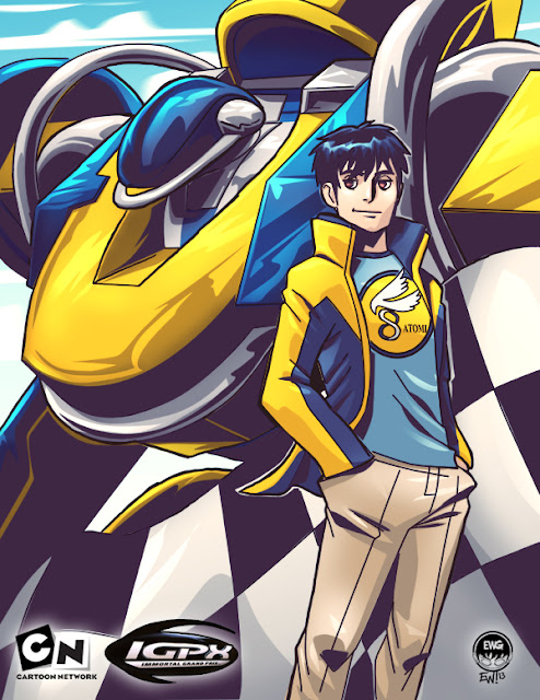 IGPX Fan Art - Takeshi of Satomi | EryckWebbGraphics