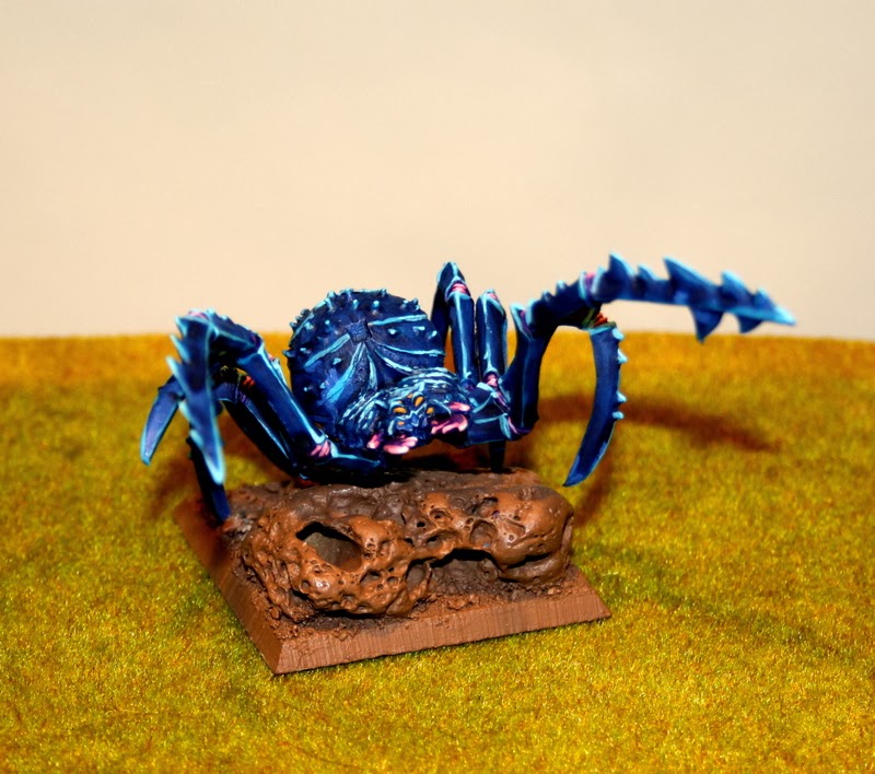 The Art of War: Spider Riders and Gigantic Spider WIP