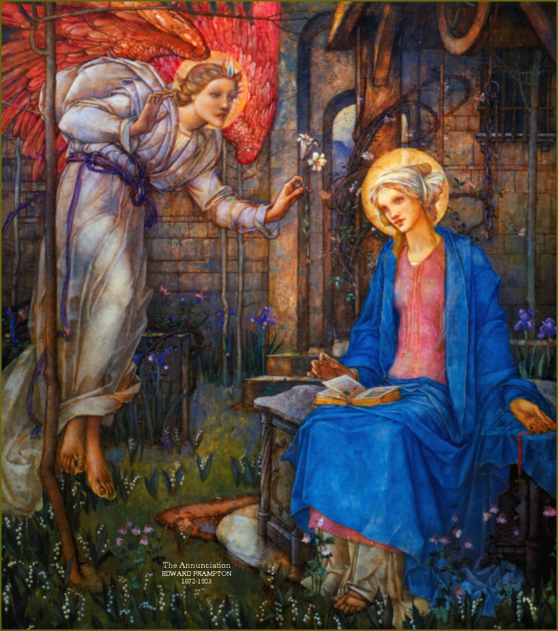 Pauca Verba: A Rosary for Young People ~ The First Joyful Mystery ~ The ...