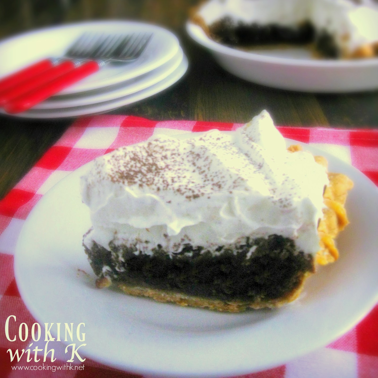 Southern Chocolate Fudge Pie {aka Chocolate Chess Pie}