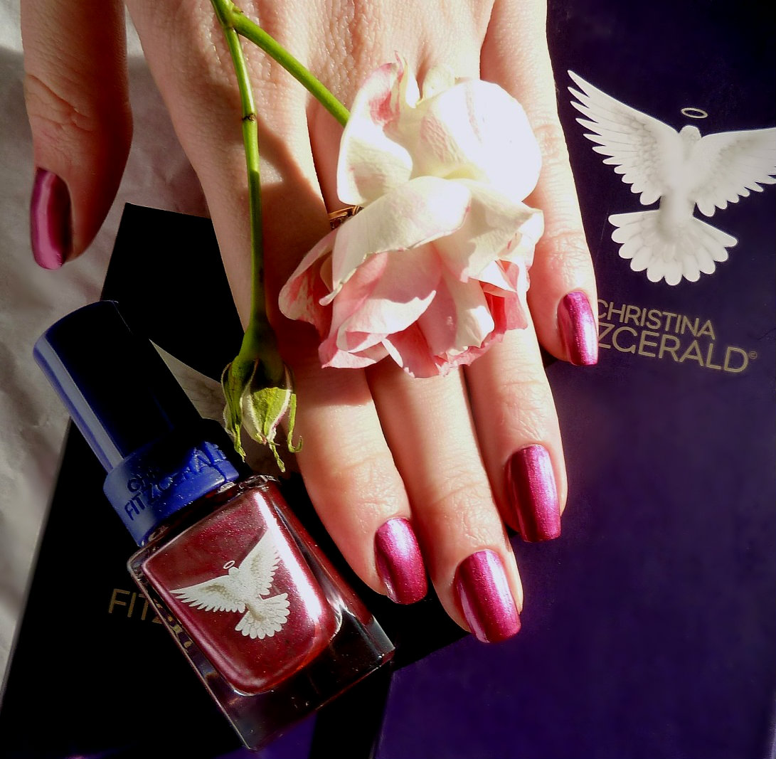 Beauty Unearthly: Christina Fitzgerald Margaret Metallic Mulberry ...