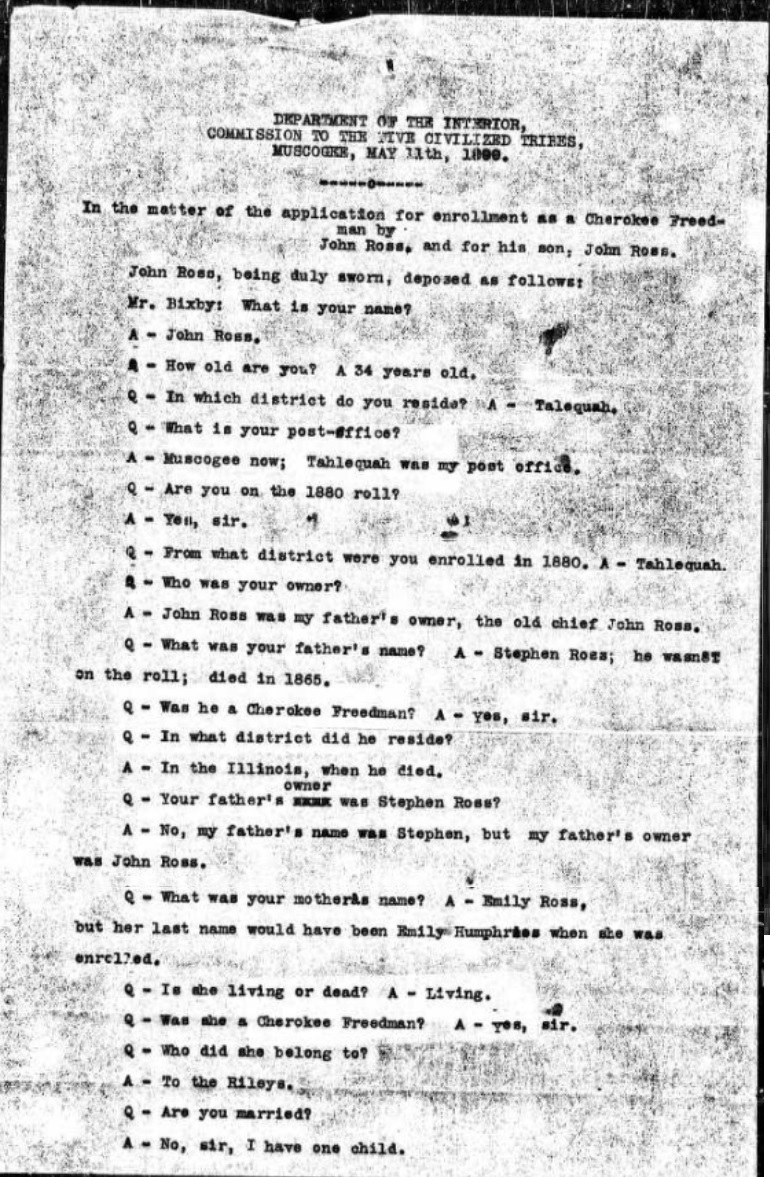 Chief John Ross Siblings