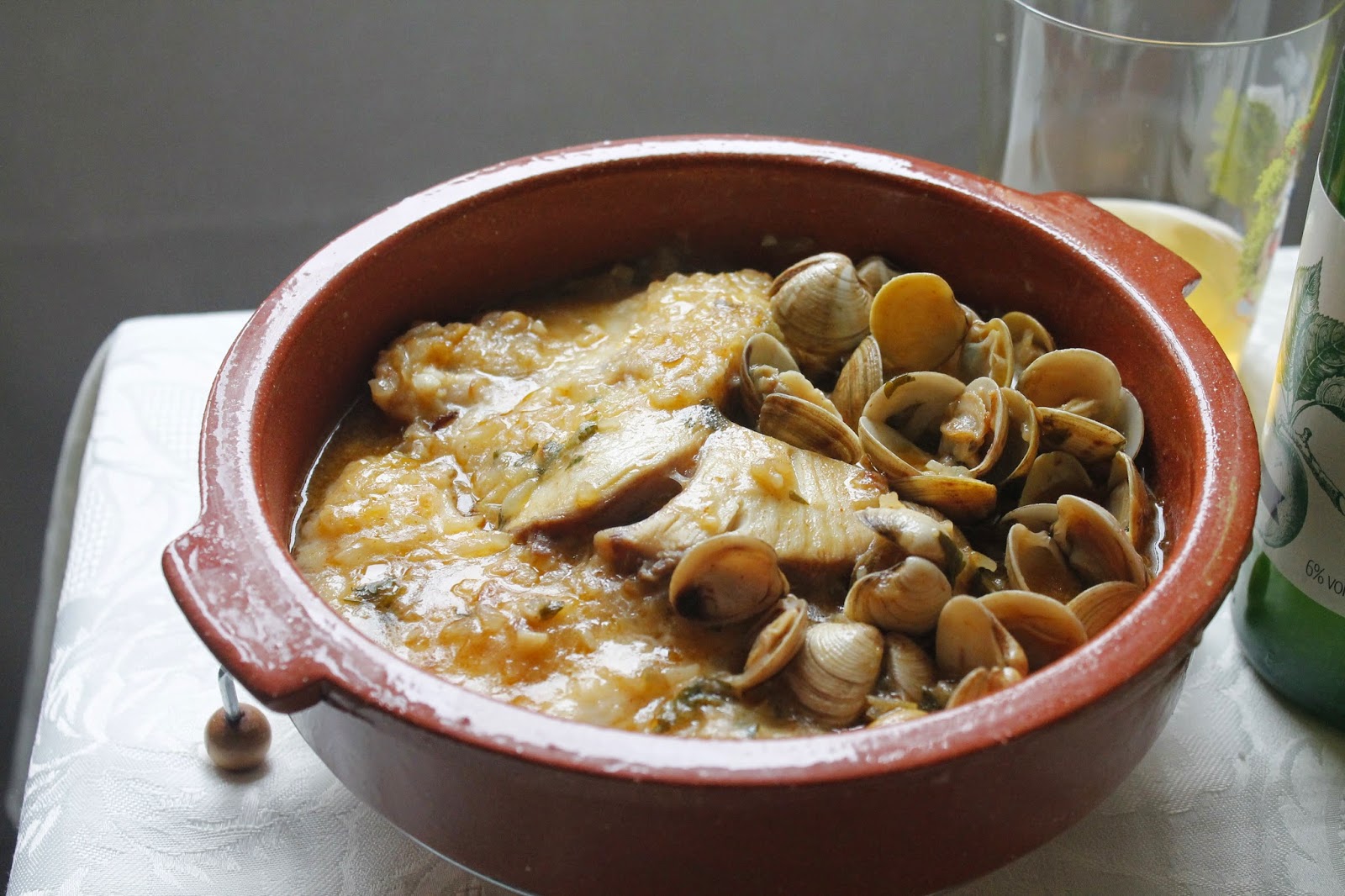 Cazón en salsa de sidra ~ Con sabor a huerto