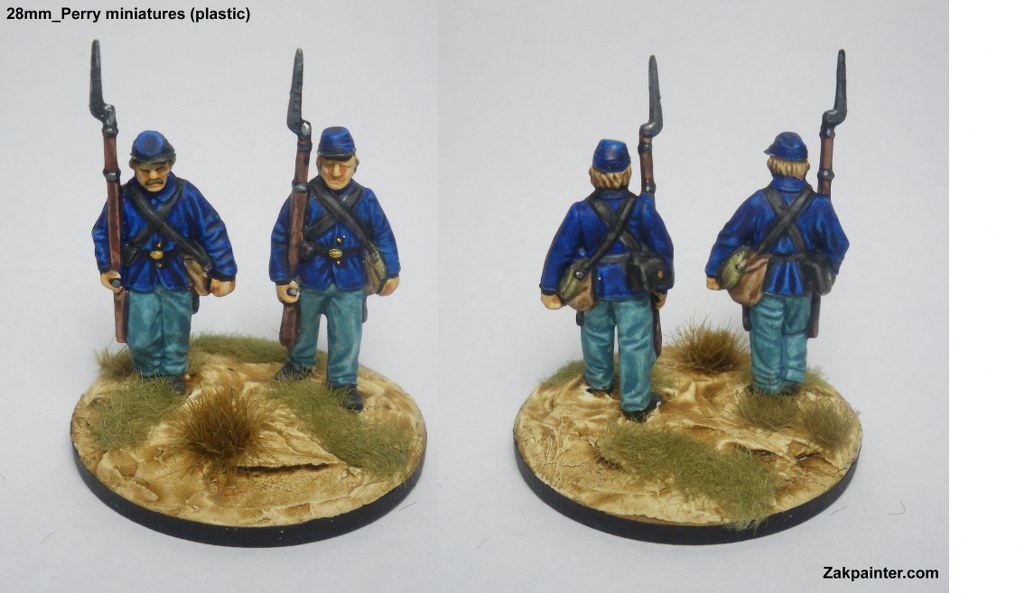 ZakGallery: ACW Federal Infantry (28mm Plastic Perry Miniatures)