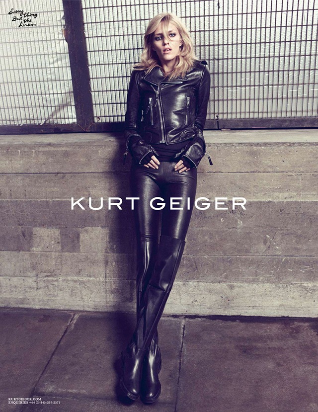 Kurt Geiger Fall/Winter 2012 Campaign featuring Anja Rubik