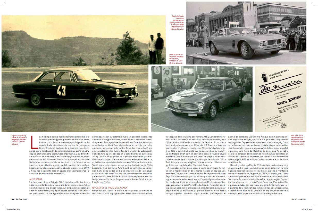 Arqueología del Motor: Iso Rivolta en España