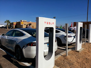 Desert Messenger, Quartzsite, AZ: 1st Arizona Tesla Supercharger ...