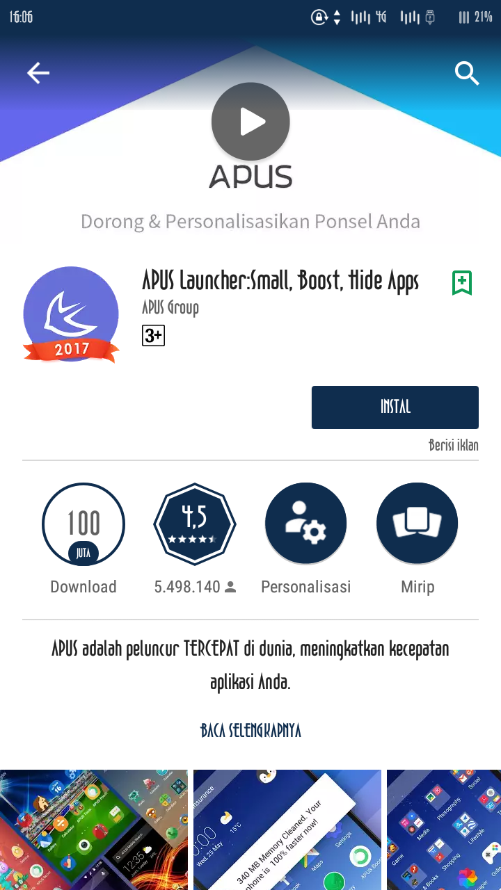 9 Aplikasi Launcher Terbaik Dan Ringan - Teknologiku