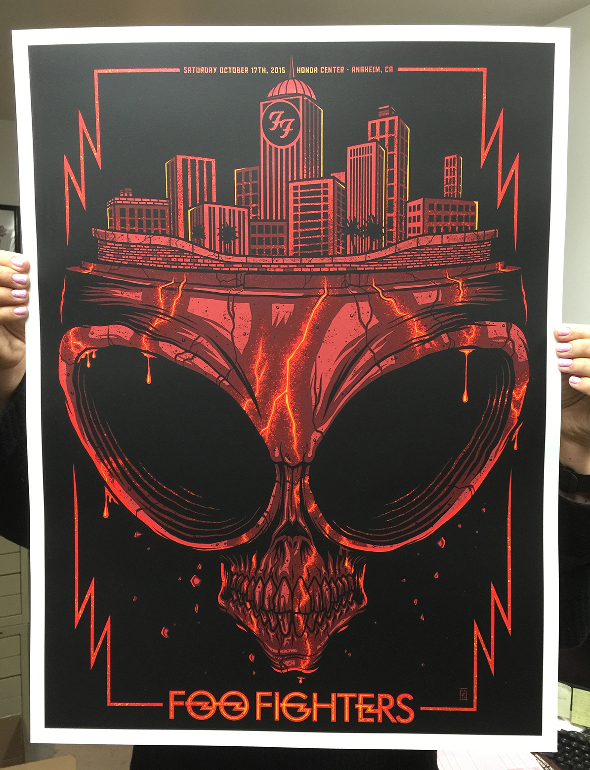 INSIDE THE ROCK POSTER FRAME BLOG: Jim Mazza Foo Fighters & Chris ...