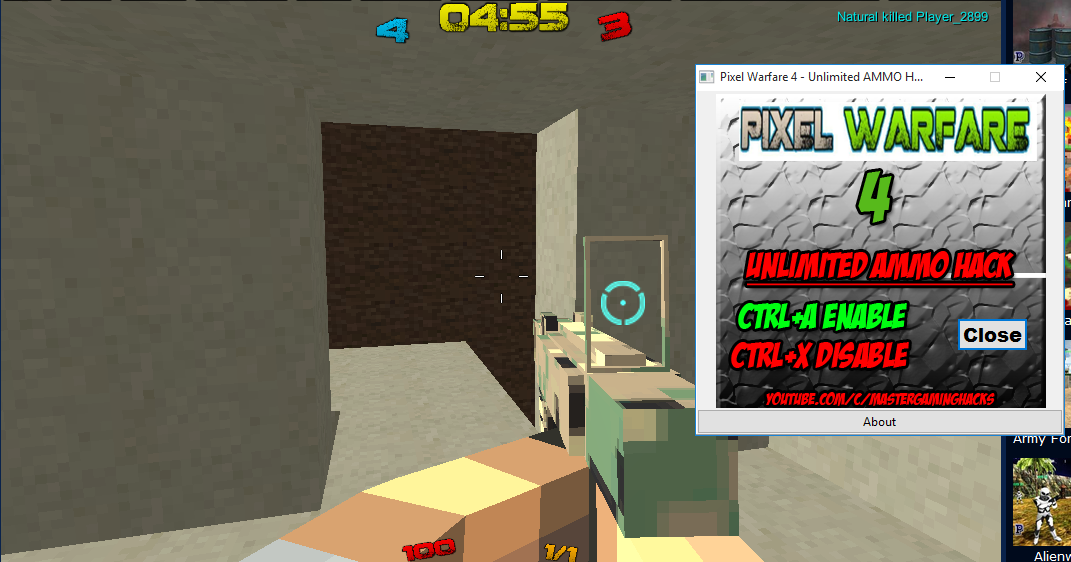 Pixel Warfare 4 - Unlimited AMMO Hack ~ MasterGaming