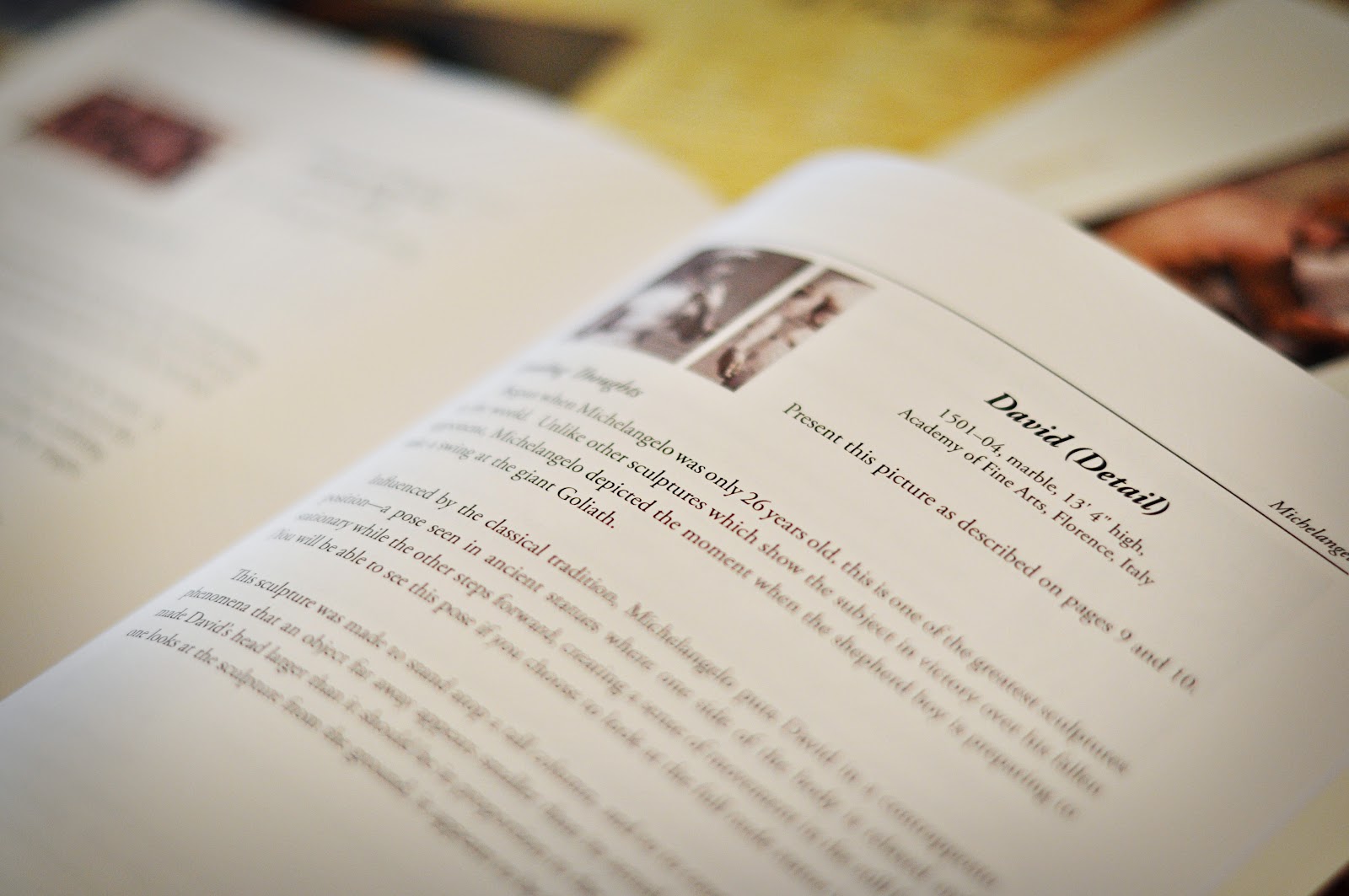 Pursuing Excellence: Picture Study / Art Gallery