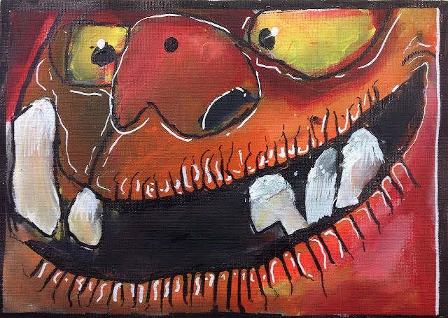PAINTED MONSTERS - Student Artworks