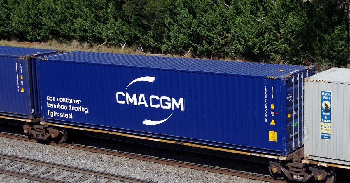 Rollingstock News: CMA CGM Shipping Containers - 45G1
