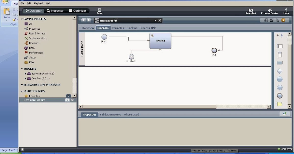 Usage Of Message Events | HangOnWeb - IBM BPM Tutorials,SAIL MT,SEO ...