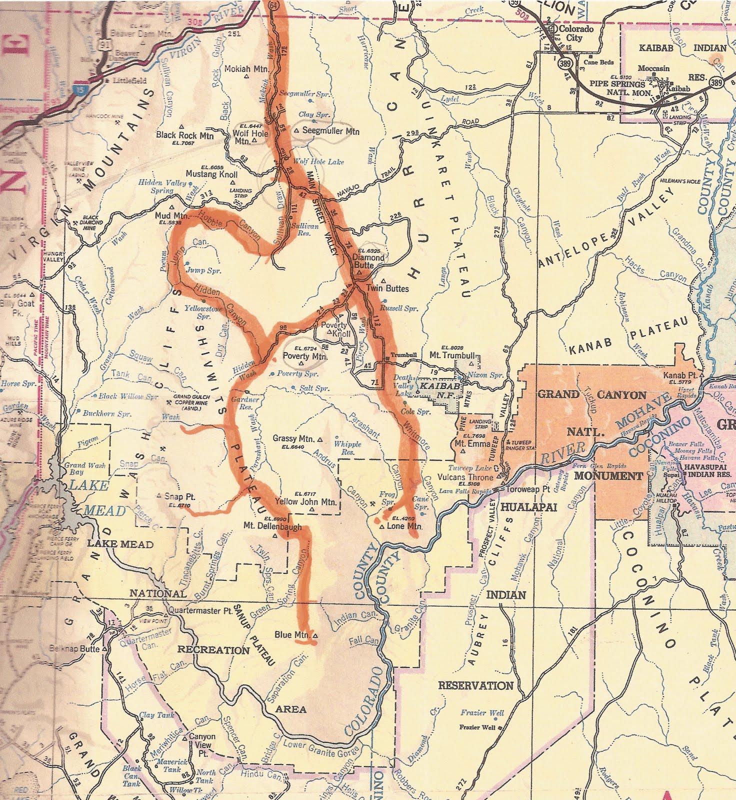 Celebrating the Grand Canyon: The western Arizona Strip: A wartime ...