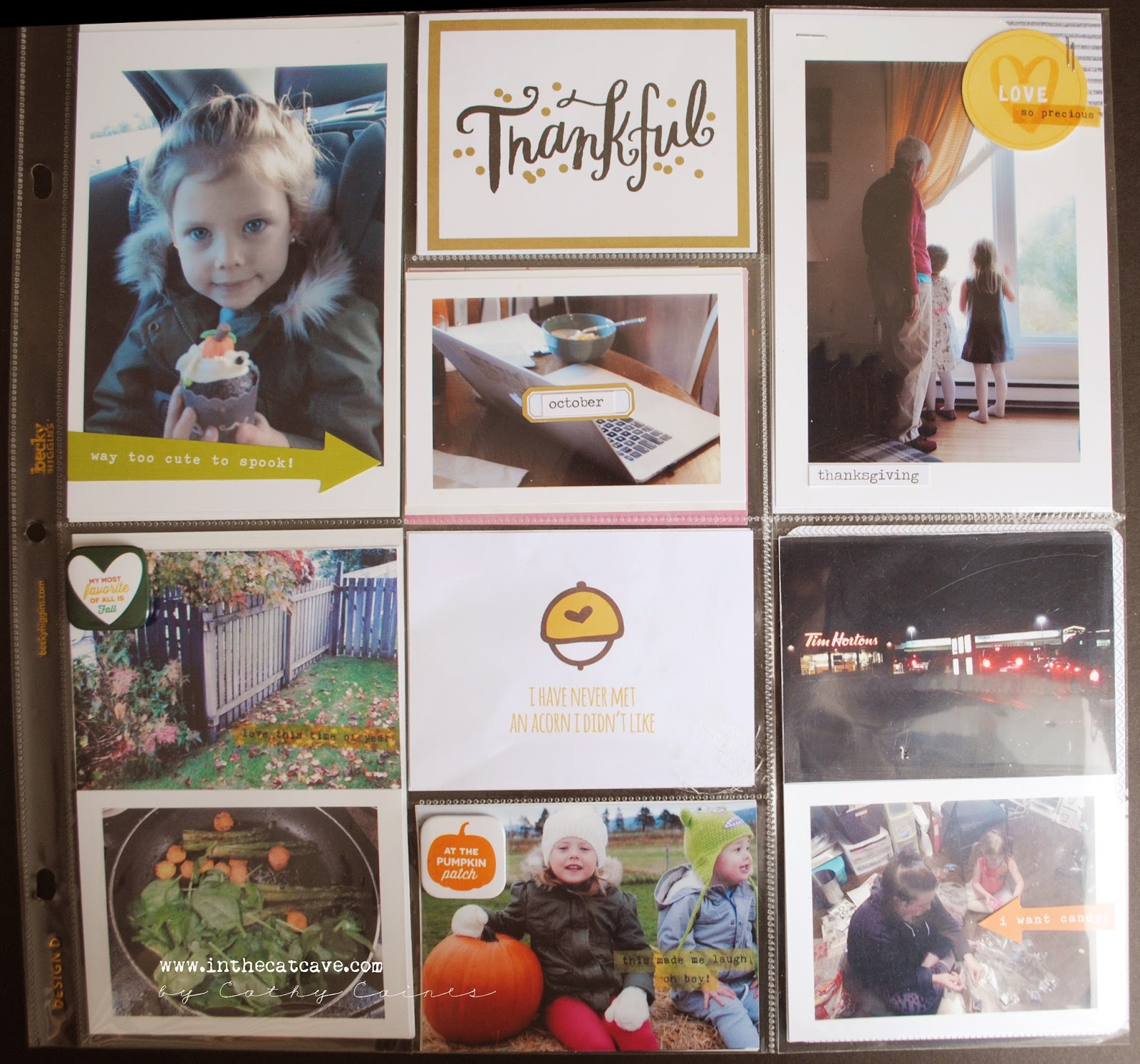 In The Cat Cave: October 2014 Project Life | A Monthly Review