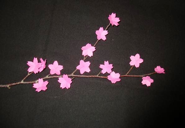 origami sakura ~ craft ideas and art projects