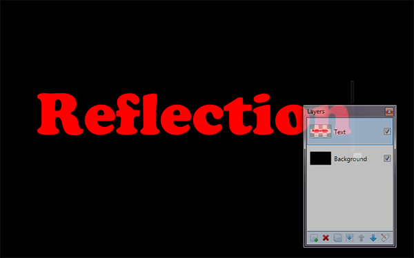 PhotoEffect: Create Text Reflection in Paint.NET