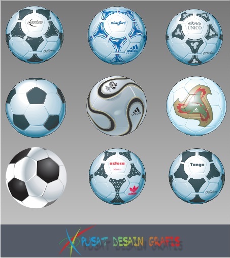 3D Sepak Bola Vector