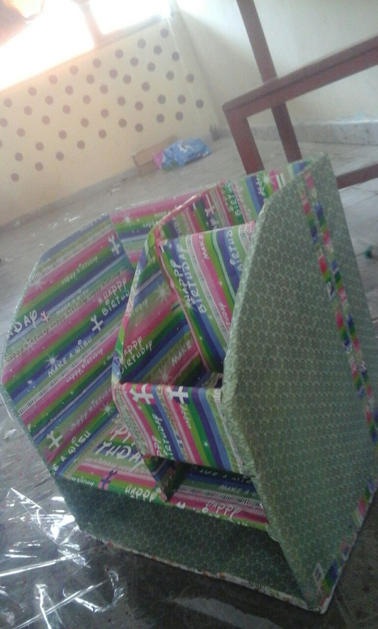 Kuyimuct-Yell: Cara Membuat Rak Dari Kardus Bekas Step By Step Mudah Senang