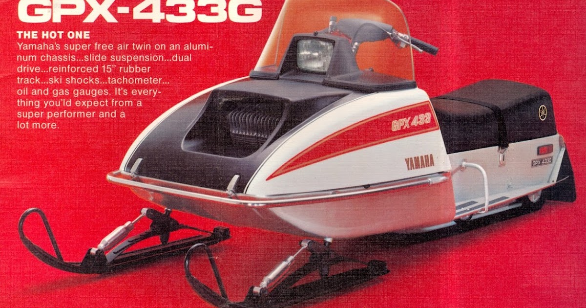 CLASSIC SNOWMOBILES OF THE PAST: 1974 YAMAHA GPX SNOWMOBILES