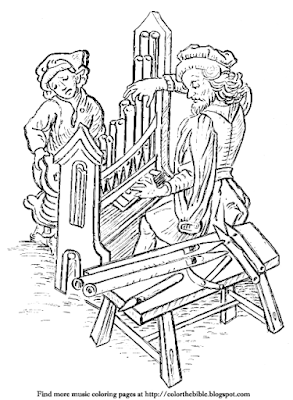 Pipe Organ Coloring Coloring Pages