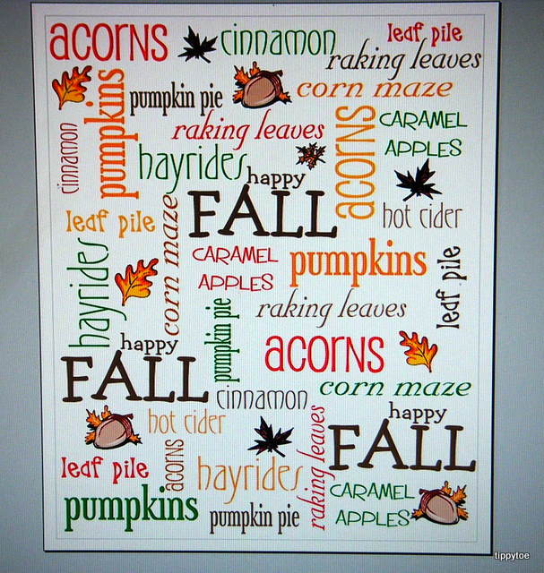 Tippytoe Crafts: YAH: Fall Art