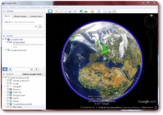 Vedere Din Satelit A Globului Pamintesc : Ardienteceluloide Vedere Din ...