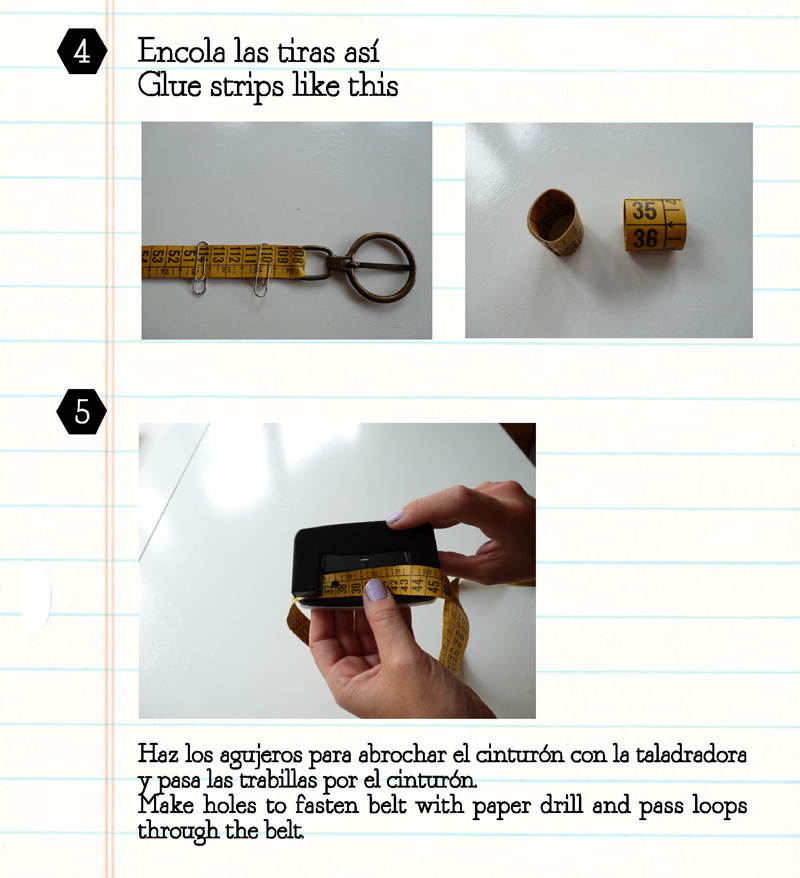 Cinturón DIY con cinta métrica / Tape measure DIY belt | 2nd Funniest Thing