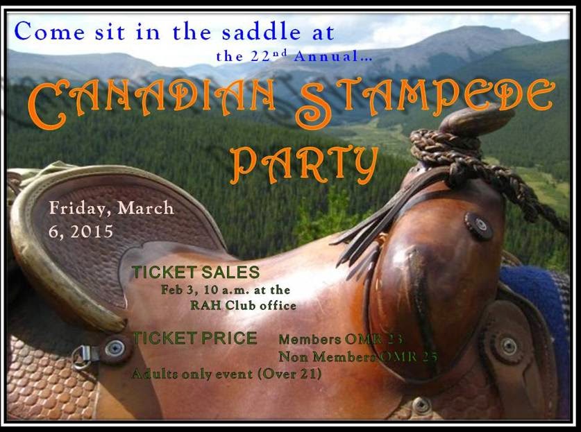 Canadian Stampede party is coming - [MM] Muscat Mutterings