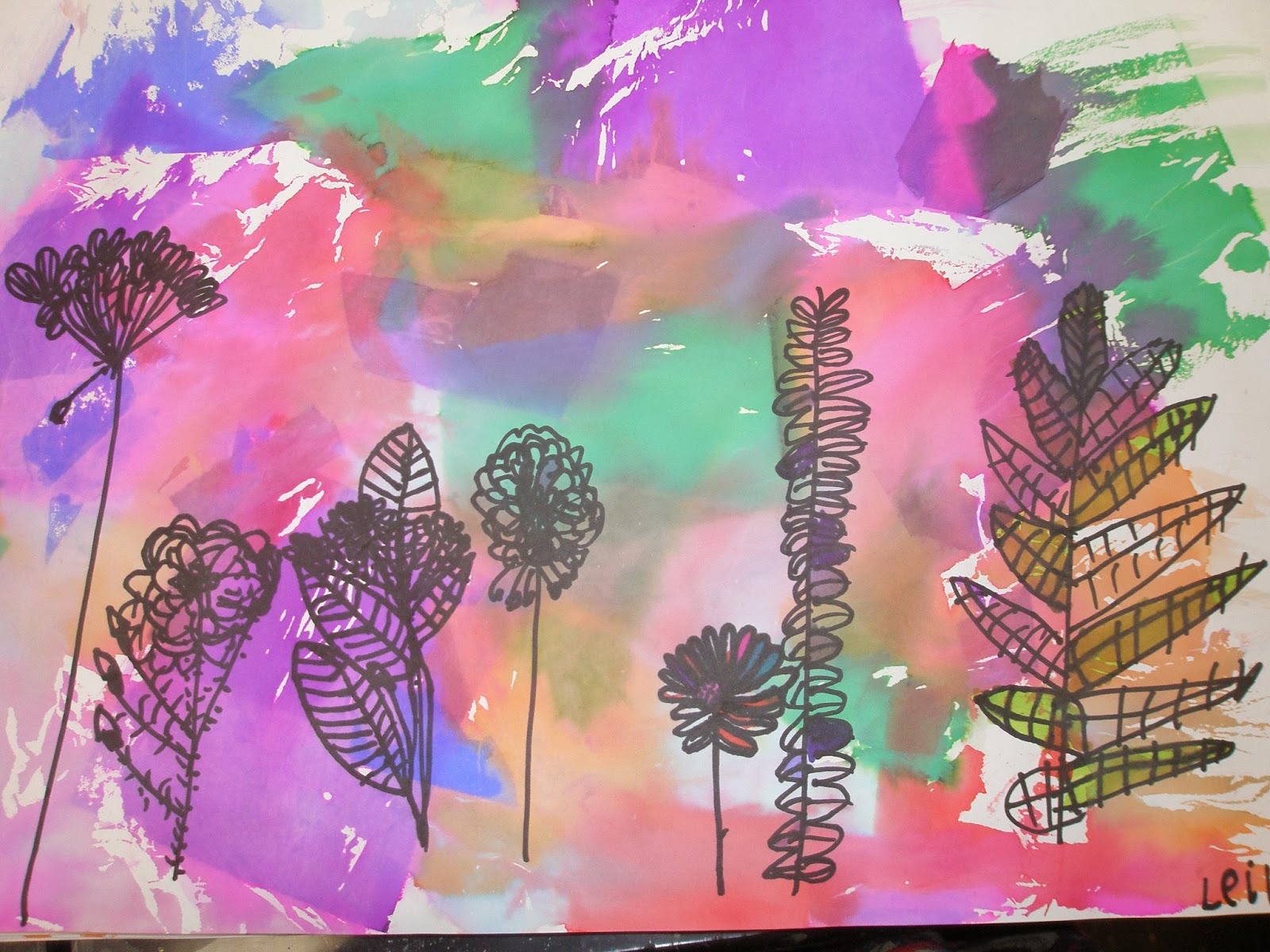 Elwood Primary Art: Prep Still Life Flowers