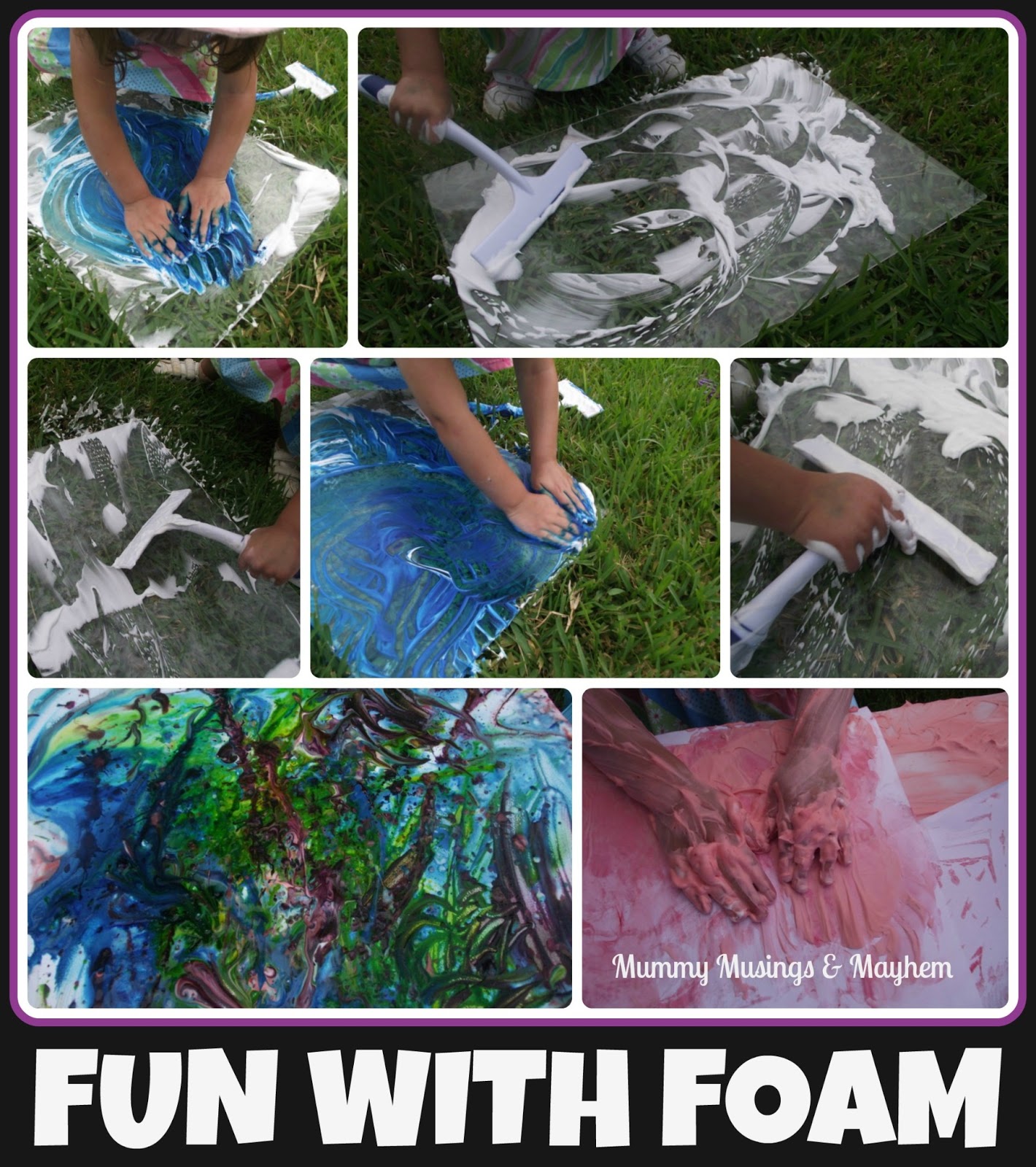 Foamy Sensory Fun – A Lesson in Perseverance!