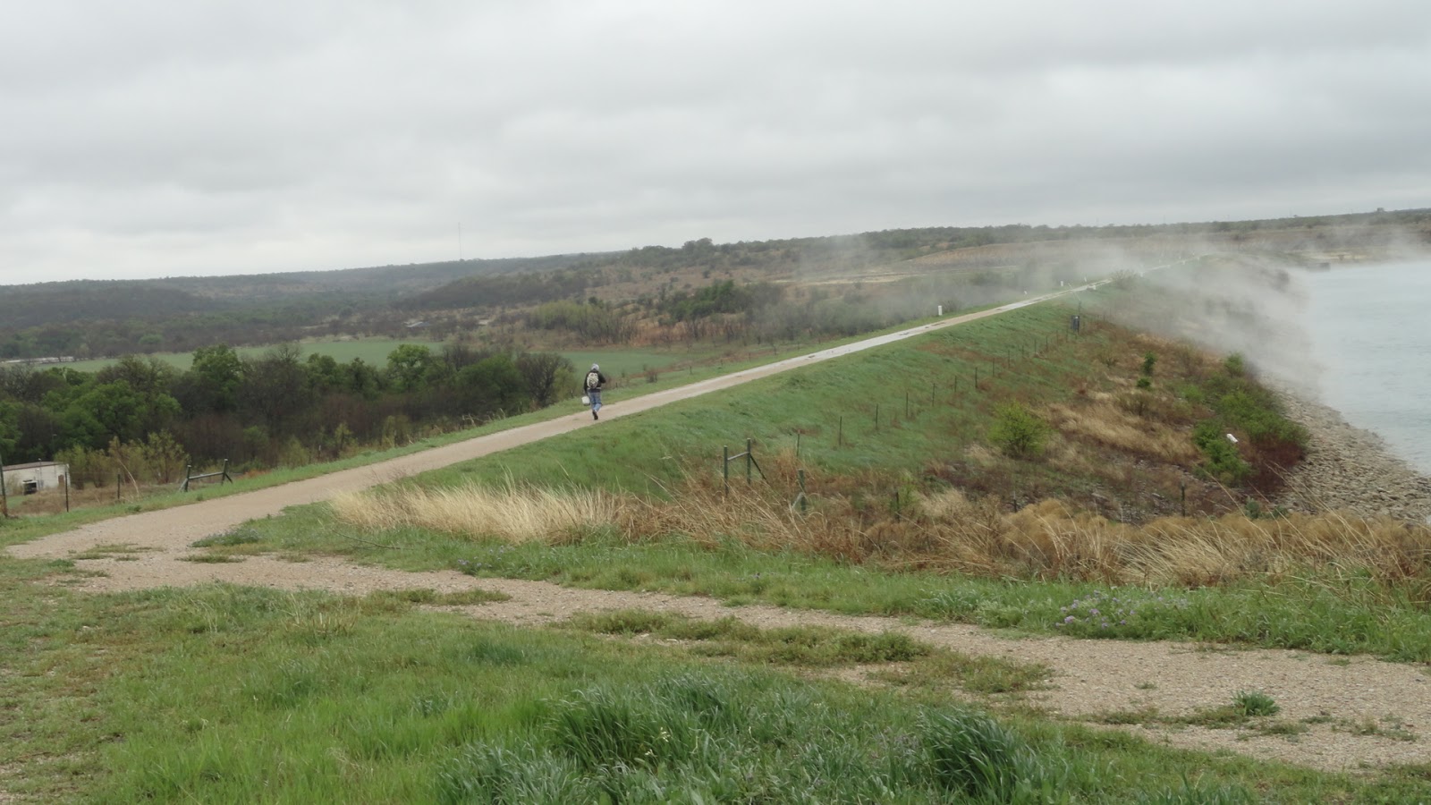 WIPS Trips: Day 5 of 8: Freezing at Lake Jacksboro; DPS dinner and a show